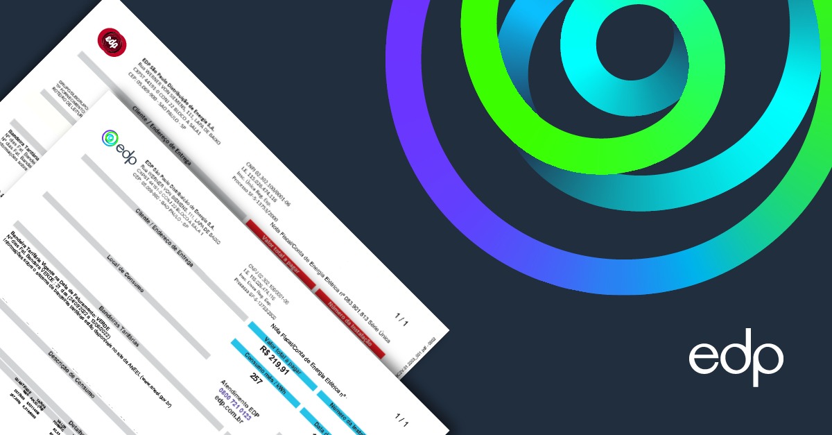EDP tem novo modelo de conta - Vale 360 News