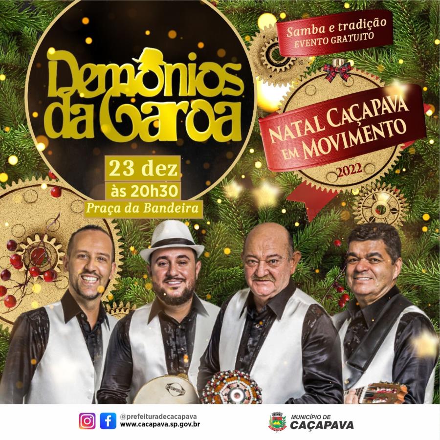 Demônios da Garoa faz show em Caçapava na programação de Natal | VALE ...